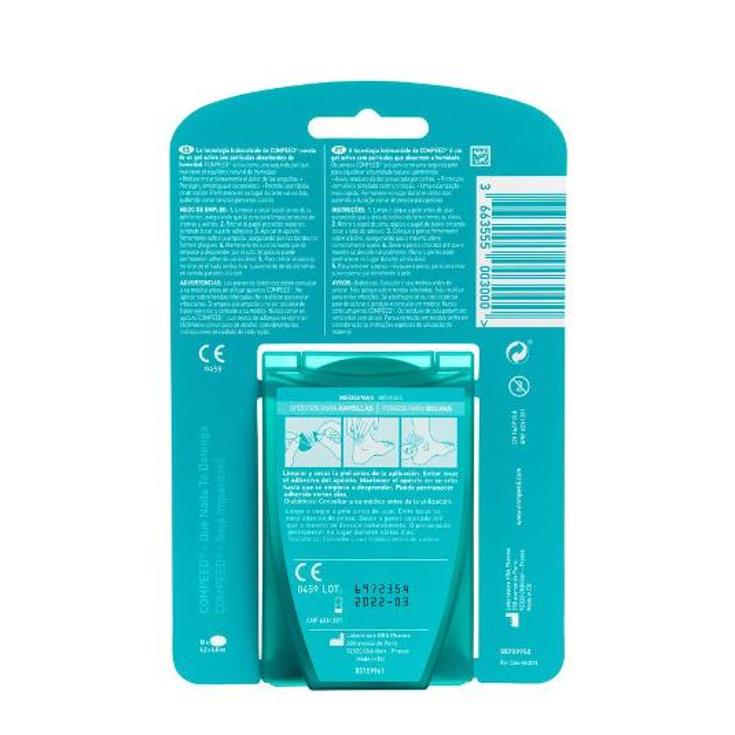 APOSITO AMPOLLAS MEDIANAS COMPEED PACK 10 UD - Tienda Online Spar Sureste